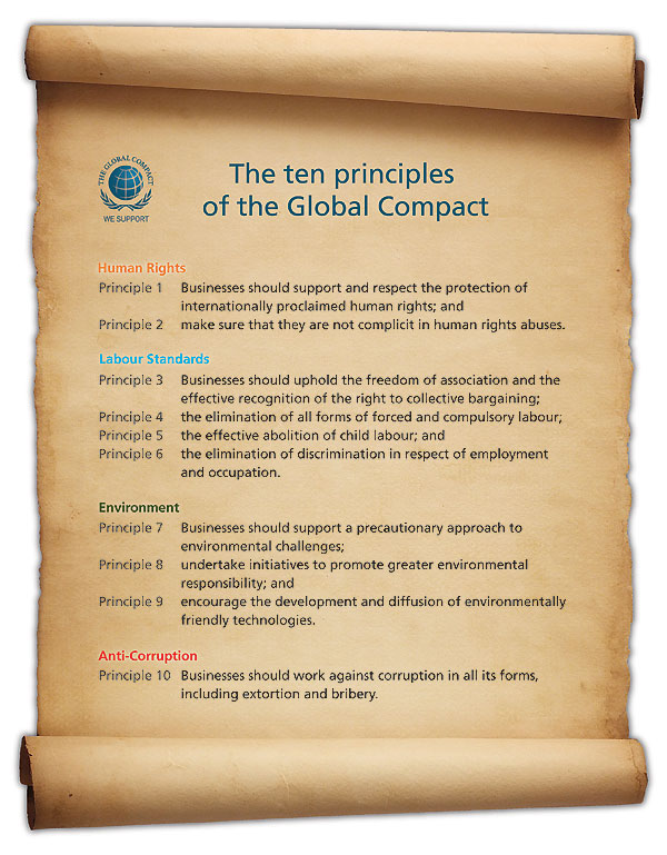 AGS Supports the UN's Global Compact